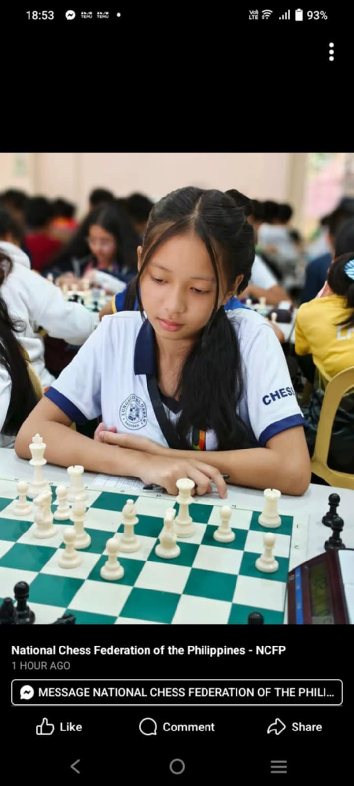 Czarina Ashley Mateo: FIDE Online Arena